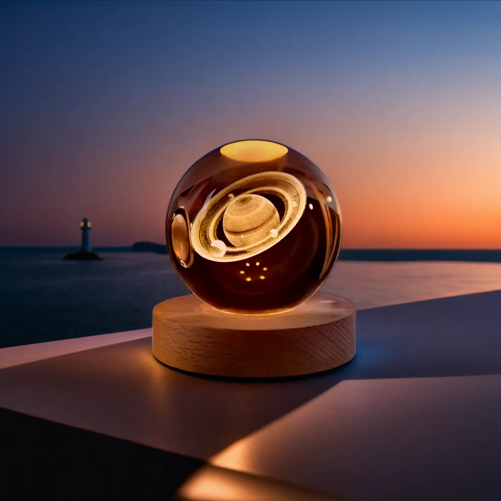 USB-Powered 3D Crystal Light with Magical LED Glow! – Ambiance Design